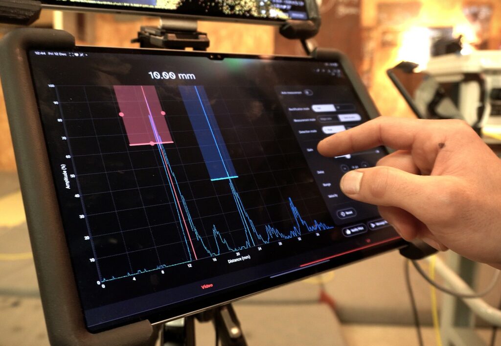 Faster UT inspections with fewer steps: 10 measurements in 2 minutes ...